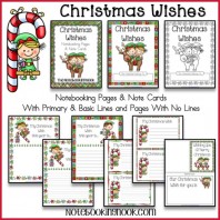 FREE Christmas Wishes Notebooking Pages and Cards