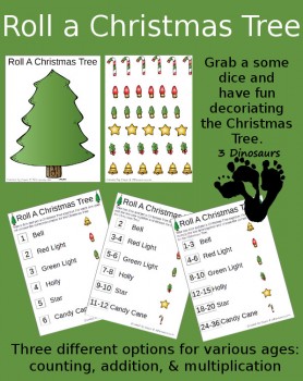 FREE Roll a Tree Game Printables