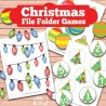 FREE Christmas File Folder Games