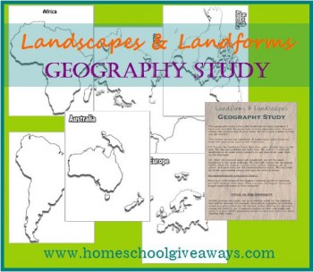 FREE Landscapes and Landforms Study for Upper Grades