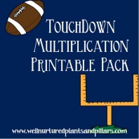FREE Multiplication Football Themed Math Pack