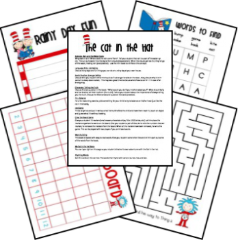 A Collection of 50 Free Dr. Seuss Printables including Math, Games ...