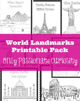 FREE World Landmarks Printables Pack