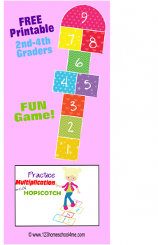 FREE Multiplication Facts Game and Printables