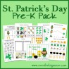 FREE St. Patrick's Day Pre-K Pack
