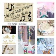 FREE Music Paper Crafts and Printable Note Paper