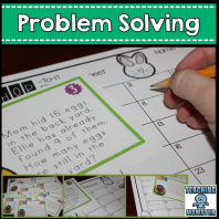 Free Easter Problem Solving Cards