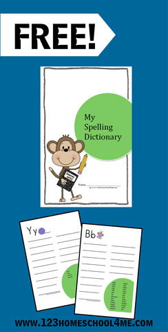 FREE Personal Child's Spelling Dictionary
