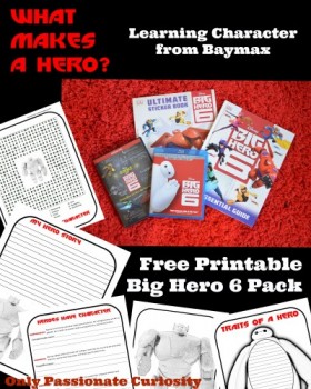 FREE Big Hero 6 Printables Pack