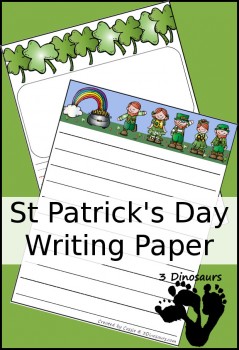 FREE St. Patrick's Day Themed Writing Paper