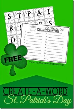 FREE St. Patrick's Themed Spelling Activity