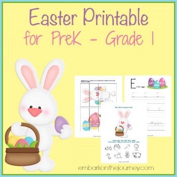 FREE PreK- Grade 1 Easter Printable Pack