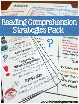 FREE Reading Comprehension Printable Pack