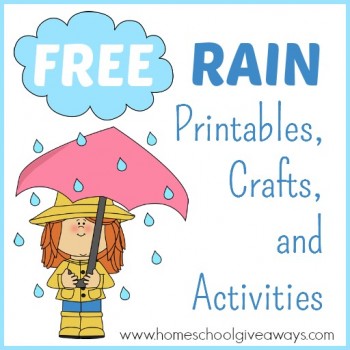 FREE Rain Themed Crafts, Printables, and Activities