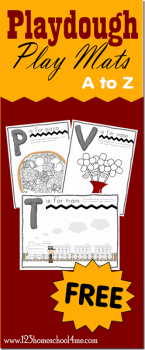 FREE ABC Play Dough Mats