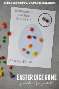 FREE Easter Dice Game with Printable
