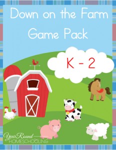 FREE Farm Animals Printable Packs