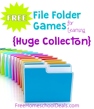 Free File Folder Games for Homeschool Learning and Fun! {HUGE Collection}