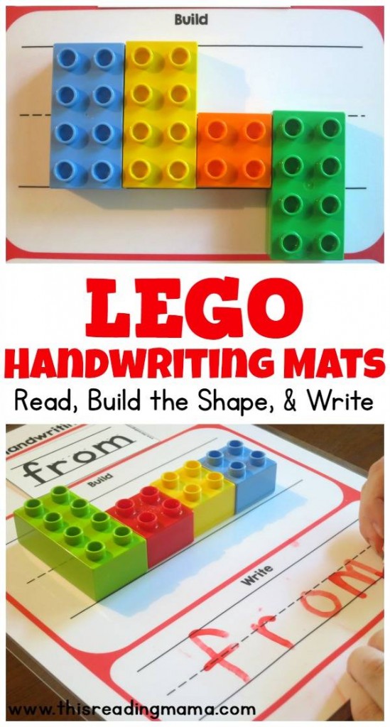 FREE Lego Writing Mats