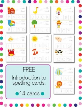 FREE Intro to Spelling Pack