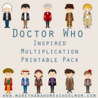 FREE Doctor Who Inspired Multiplication Printable Pack