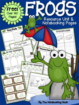 FREE Frog Unit Study And Notebooking Pages