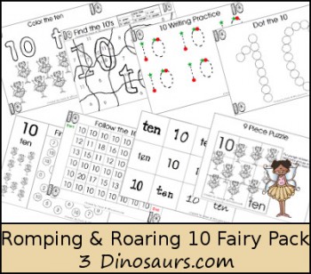 FREE Fairy Themed Number 10 Pack