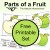 FREE Parts of a Fruit Botany Set