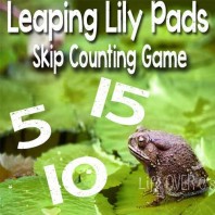 FREE Frog and Lily Pads Skip Counting Printables