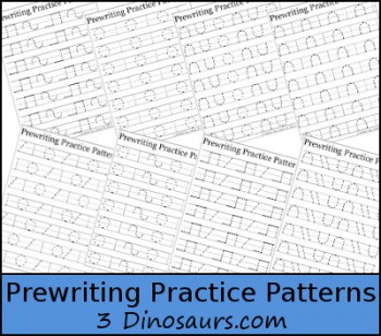 FREE Pre-Writing Practice Pages