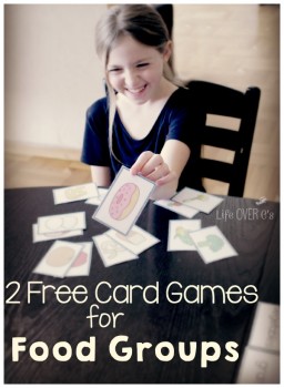FREE Food Groups Card Game