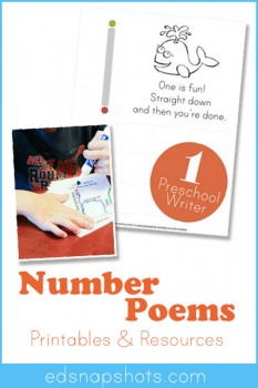 FREE Number Poems for Numbers 1-20