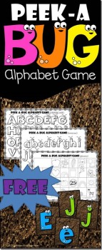 FREE Alphabet Bug Games