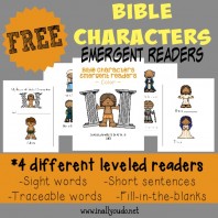FREE Bible Character Emergent Readers