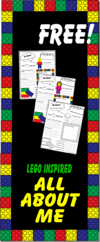 FREE All About Me Lego Printables