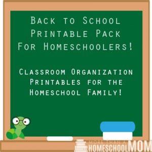 FREE Back to School Printable Pack