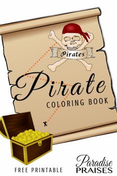 FREE Pirate Themed Coloring Book