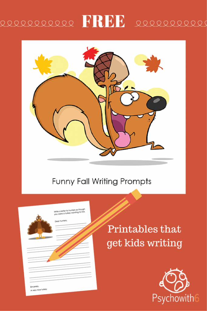 FREE Fall Themed Writing Prompts