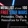 FREE Mega List of Star Wars Freebies