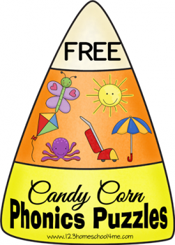 FREE Candy Corn Puzzles
