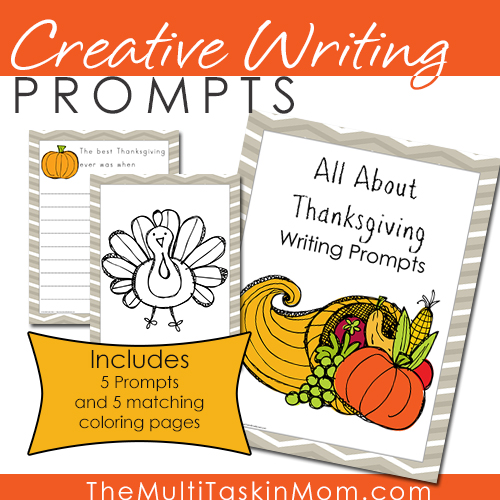 FREE Thanksgiving Writing Prompts Printables FREE Thanksgiving Writing Prompts Printables