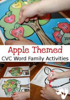 FREE Apple Themed CVC Printables