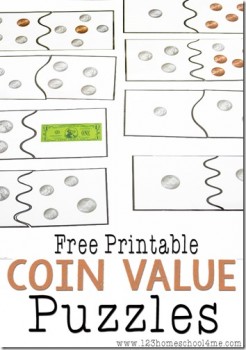 FREE Coin Value Puzzles