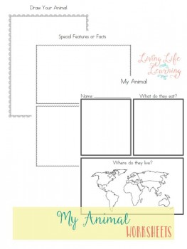FREE Animal Research Pages