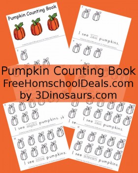 FREE PUMPKIN COUNTING BOOK (instant download)