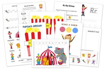 FREE Circus Printable Pack