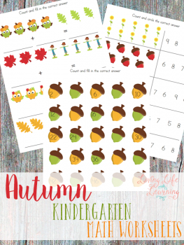 FREE Autumn Math Worksheets