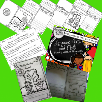 FREE Morning Work Week Printables Set!