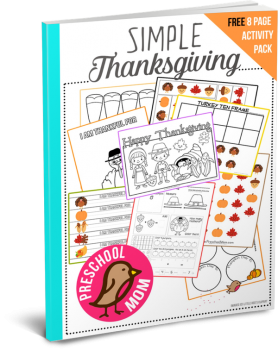FREE Preschool Thanksgiving Pack