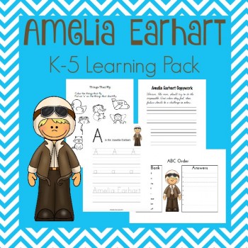 FREE Amelia Earhart Learning Pack